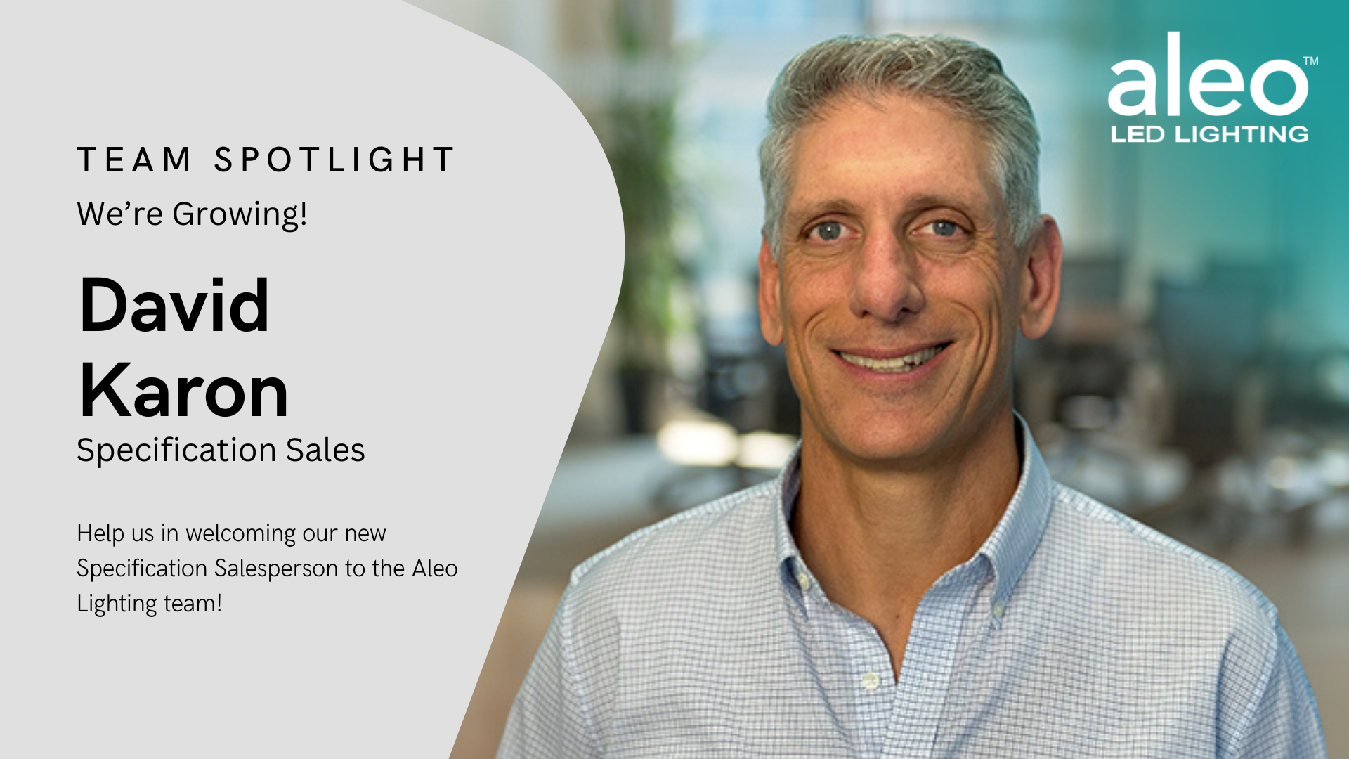 Team Spotlight: David Karon Joins the Team as Specification Salesperson ...