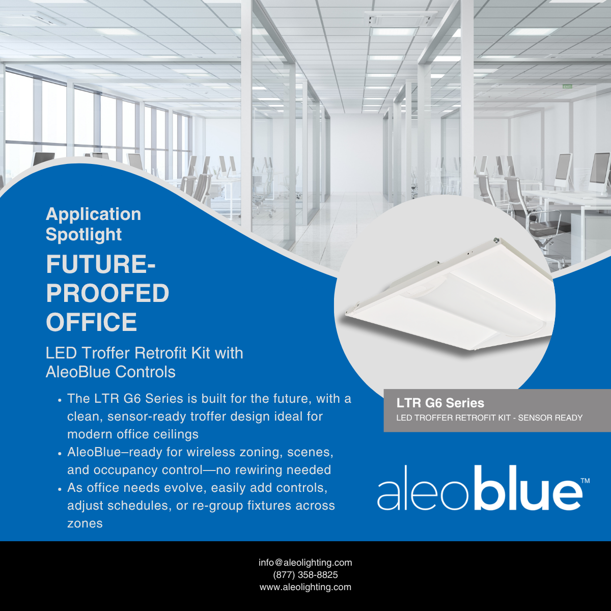 Application Spotlight: Future-Proofed Office | Aleo Lighting + Controls