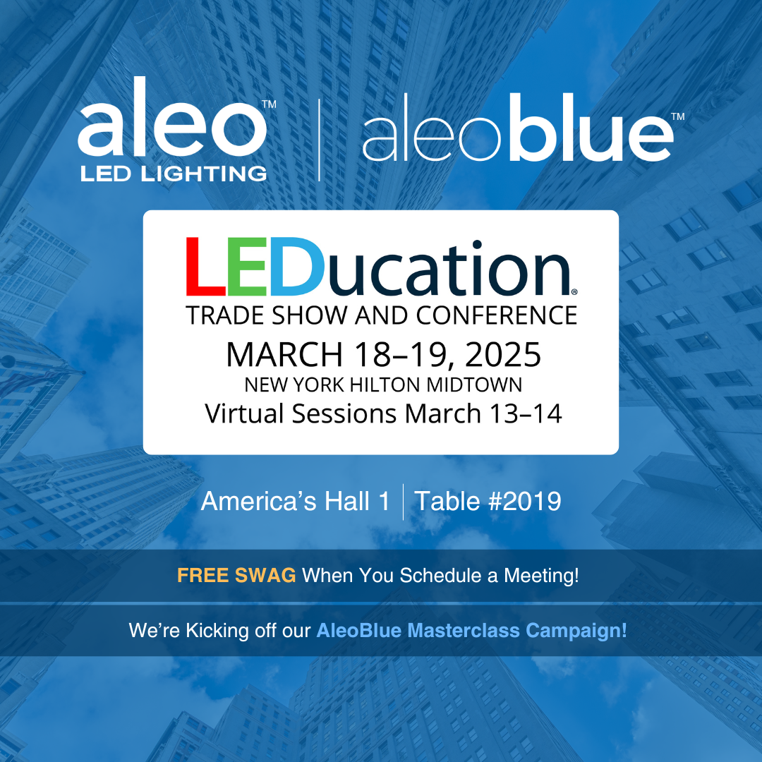 Aleo Lighting at LEDucation 2025 in New York | Aleo Lighting