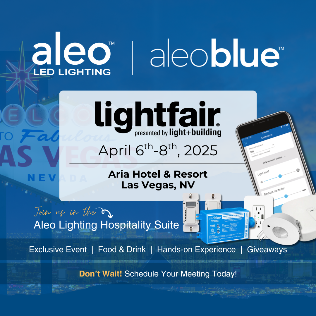 Join Aleo Offsite at LightFair 2025 | Aleo Lighting + Controls