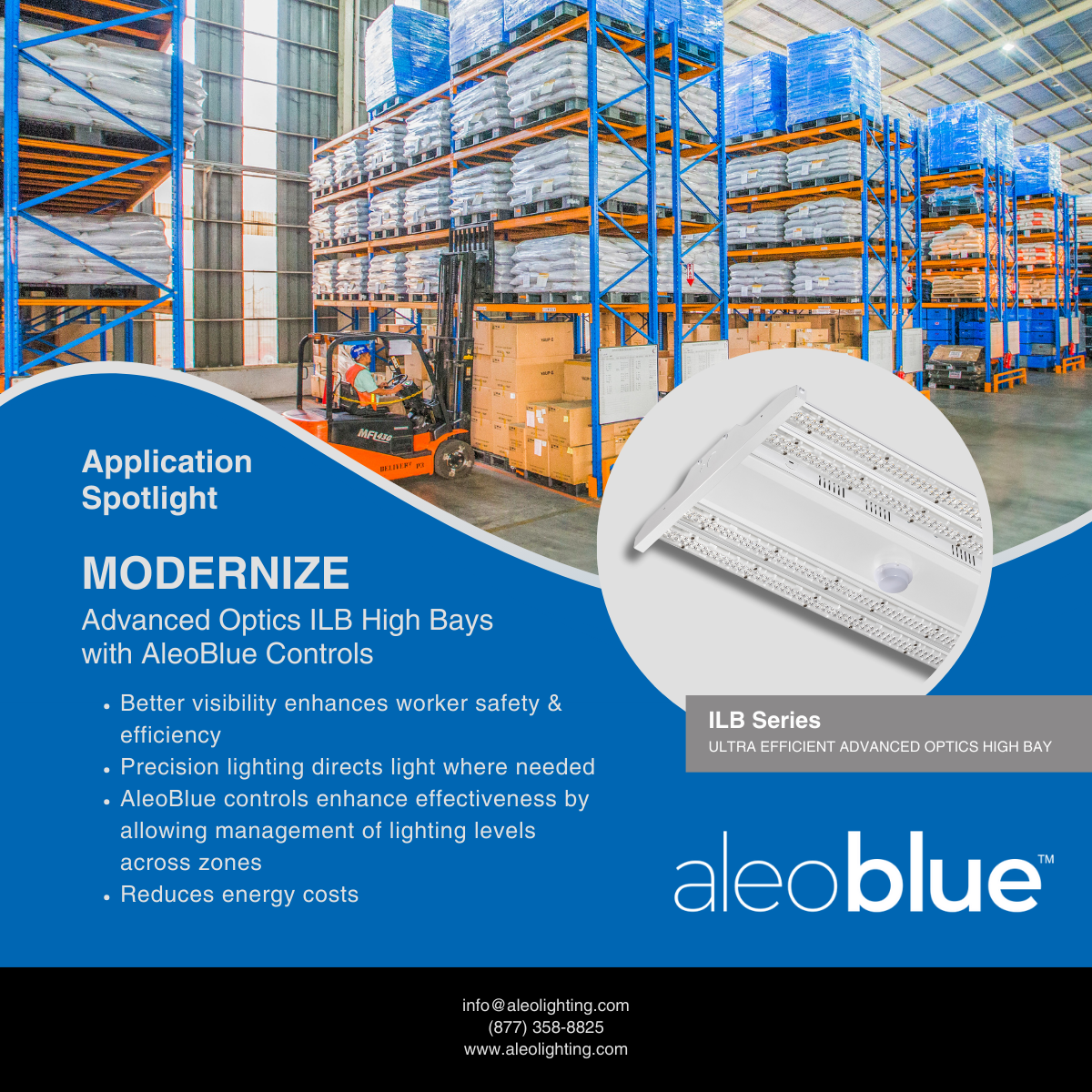 Application Spotlight: Modernize with ILB High Bay + AleoBlue | Aleo ...