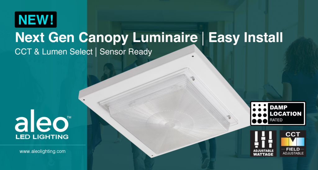 Introducing the Next Gen Canopy Luminaire: LCP UX (SR-RC) | Aleo Lighting